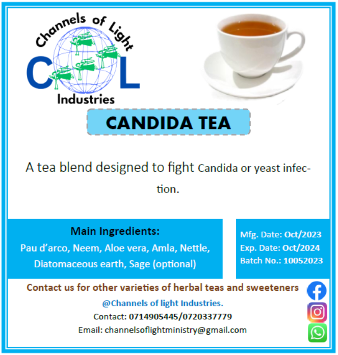 Candida Tea – COL MINISTRY KENYA