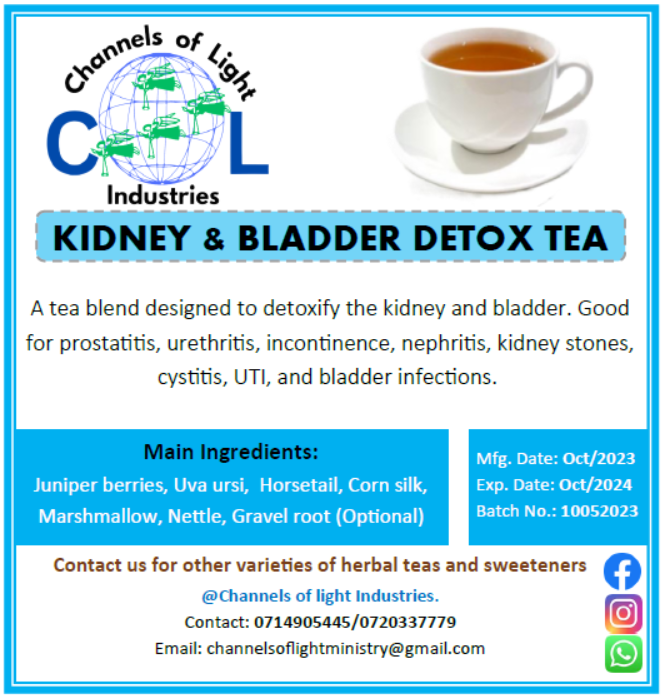 Kidney & Bladder Detox Tea – COL MINISTRY KENYA